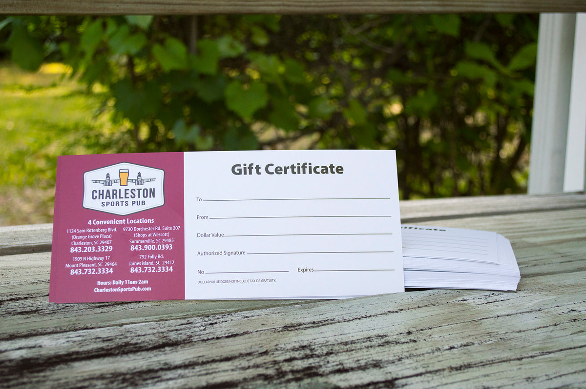 CSP Gift Certificate – Perry Hospitality Group
